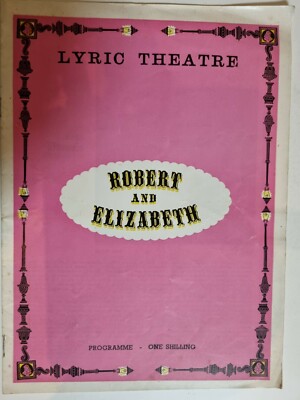 ROBERT AND ELIZABETH - DONALD WOLFIT JANE FYFFE KEVIN COLSON DAVID ...