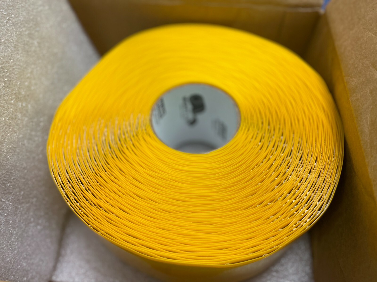 ULINE S-19125Y Line Deluxe Safety Tape 4" x 100 Ft. Yellow | eBay