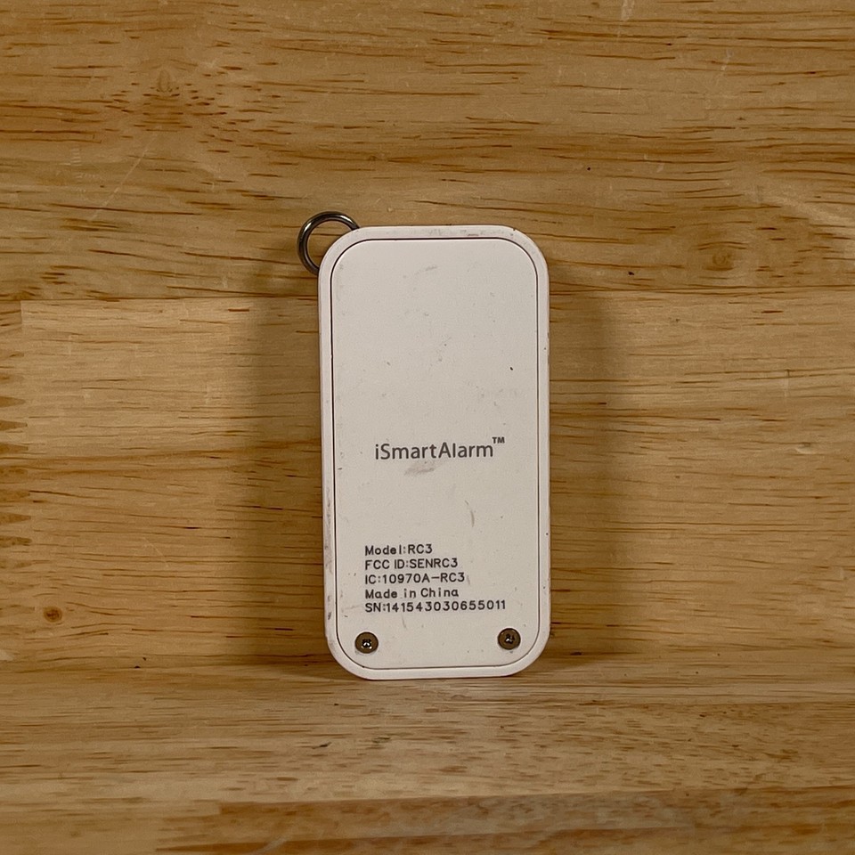 iSmartAlarm RC3 White Wireless Balise a Distance Remote Tag Security Systyem | eBay