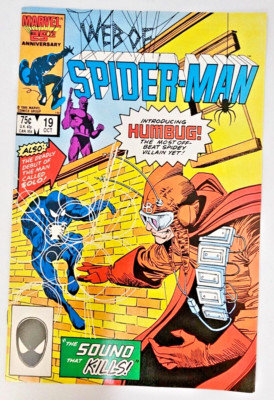 WEB OF SPIDERMAN Issue 19 Marvel Comic Book 1986 "Humbug" RAW | eBay