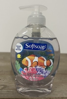 NEW Vintage SoftSoap Aquarium Series Fish Panel Inside 7.5 oz Hand Soft ...