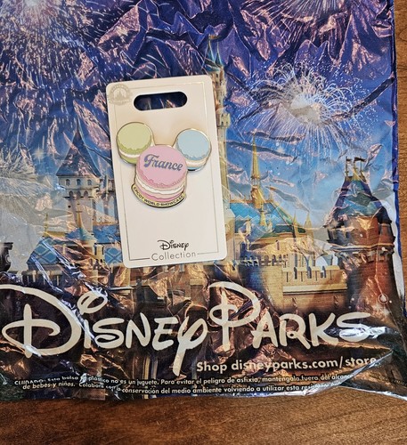Epcot Pins Mickey Icon Macaroon France Pavilion World Showcase Disney ...
