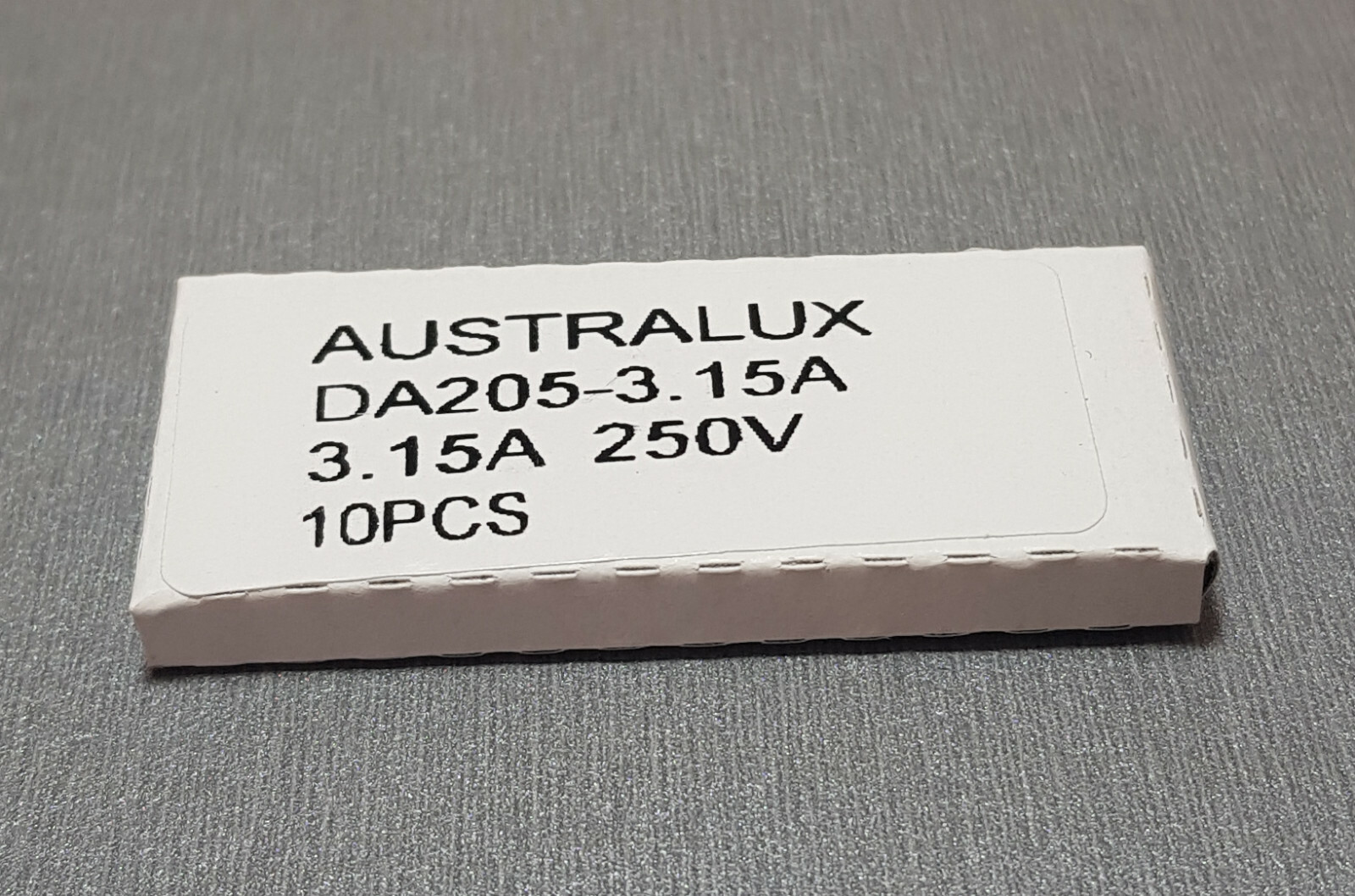 10Pcs 3.15A Glass Fuse M205 5mm x 20mm Slow Blow T3.15AL 250V AUSTRALUX ...