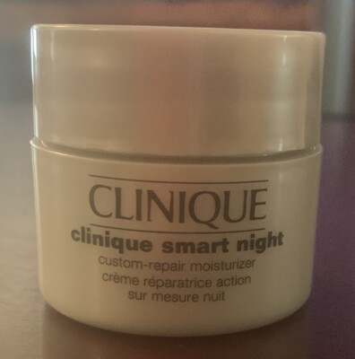 Clinique Smart Night Custom Repair Moisturizer .5oz/15ml Travel Size ...