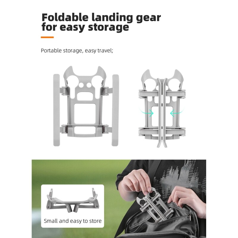 For Mini 3 Landing Gear Foldable Expansion Landing Gear Accessories | eBay