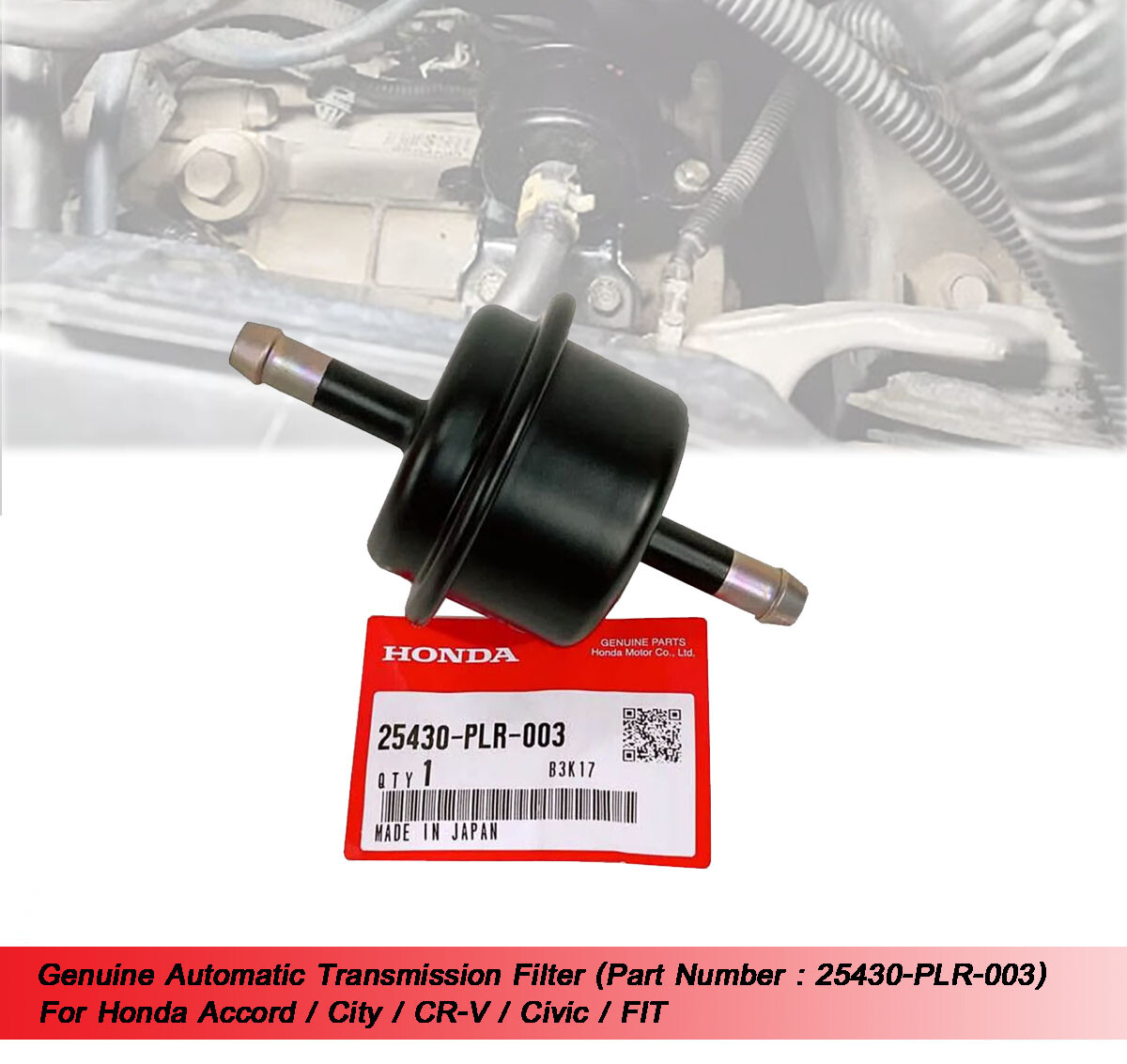 Automatic Transmission Filter 25430-PLR-003 For Honda Accord City CRV ...
