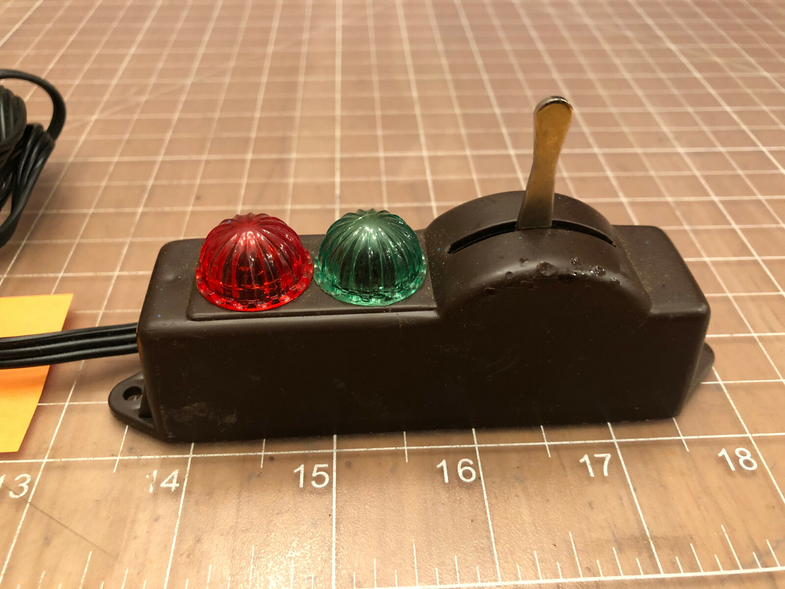 Lionel Train Brown Switch Track Controller w/ 3 wiire loom 5121 5122 ...