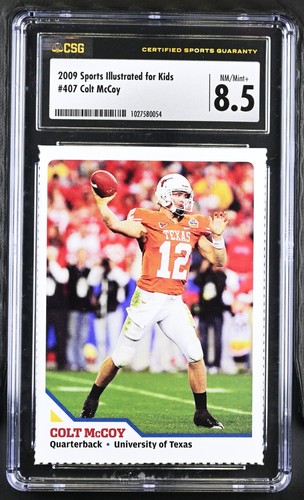 Colt McCoy Texas 2009 Sports Illustrated for Kids SI Rookie Card CSG ...
