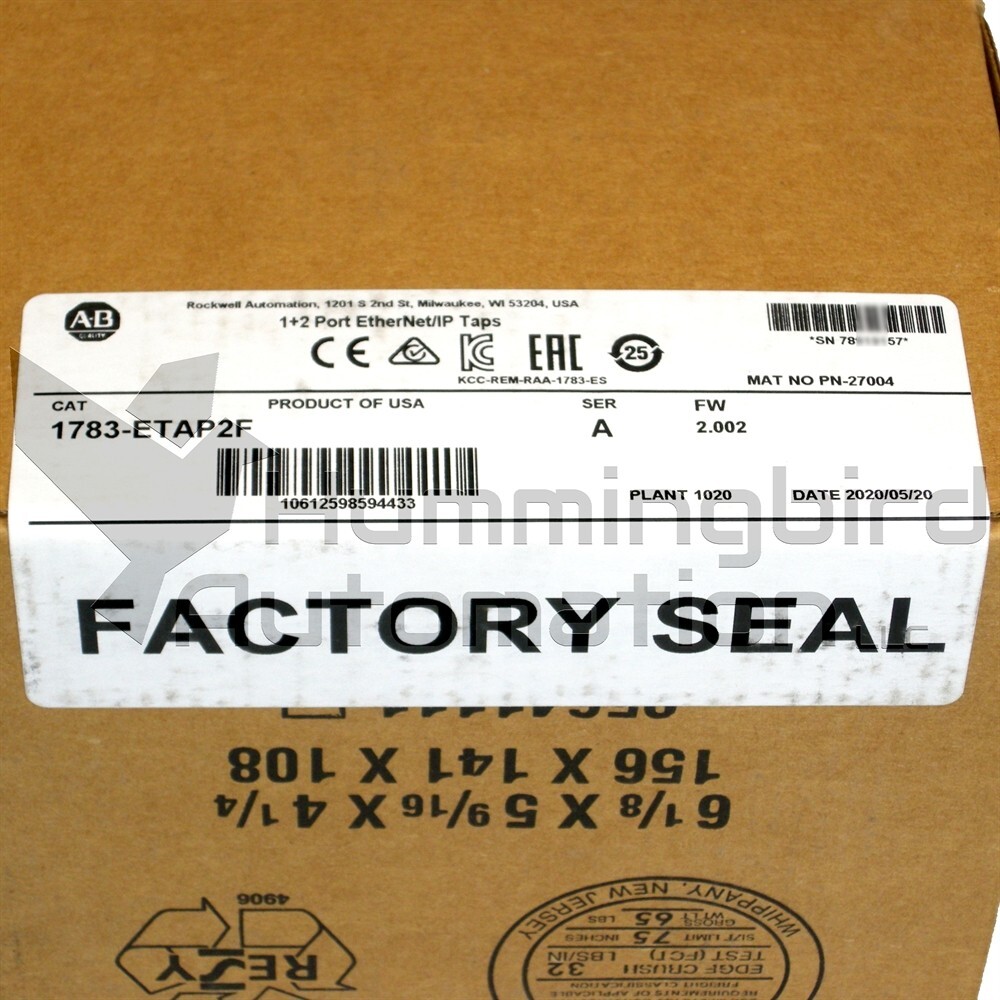 2020 Allen Bradley 1783-ETAP2F /A Ethernet/IP Tap 3-Port Surplus SEALED ...