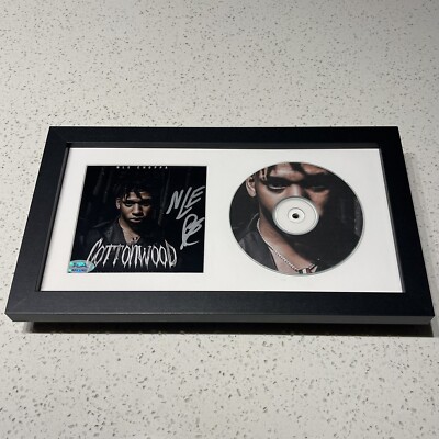 NLE CHOPPA RAPPER SIGNED COTTONWOOD CD ALBUM SHOTTA FLOW FRAMED PSA COA ...