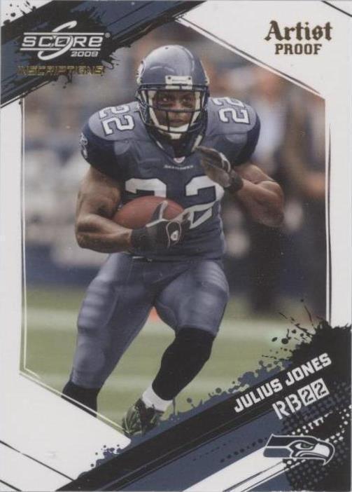 2009 Score Inscriptions - Julius Jones #258 Artist's Proof /32 for sale ...