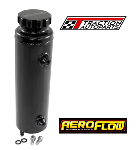 Universal Large Fabricated Alloy Radiator Overflow Tank - Black Finish ...