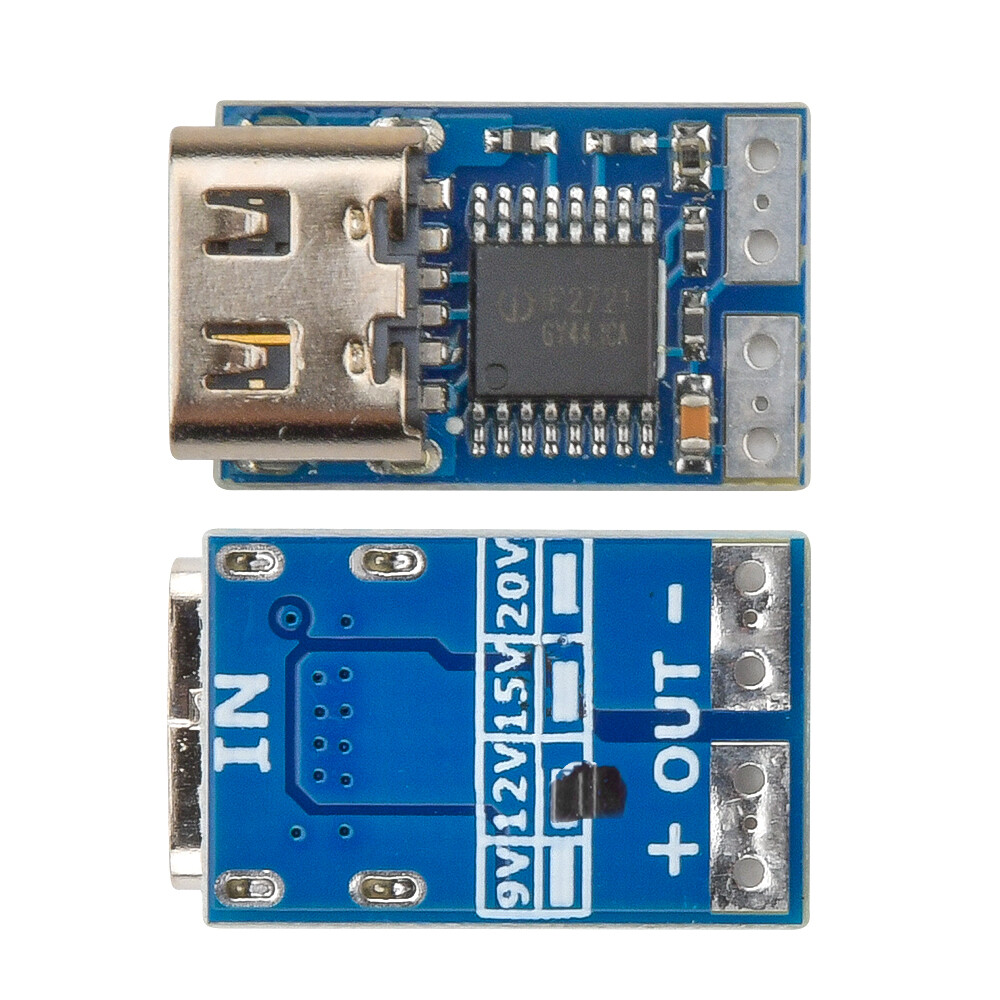 Type-C PDC004-PD Decoy Module PD23.0 to DC Trigger QC4 Charger 9V 12V ...