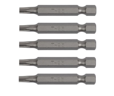 Drive Bit, Torx, T25, 2" Long x 1/4" Shank, Grade S2, 5-PACK | eBay