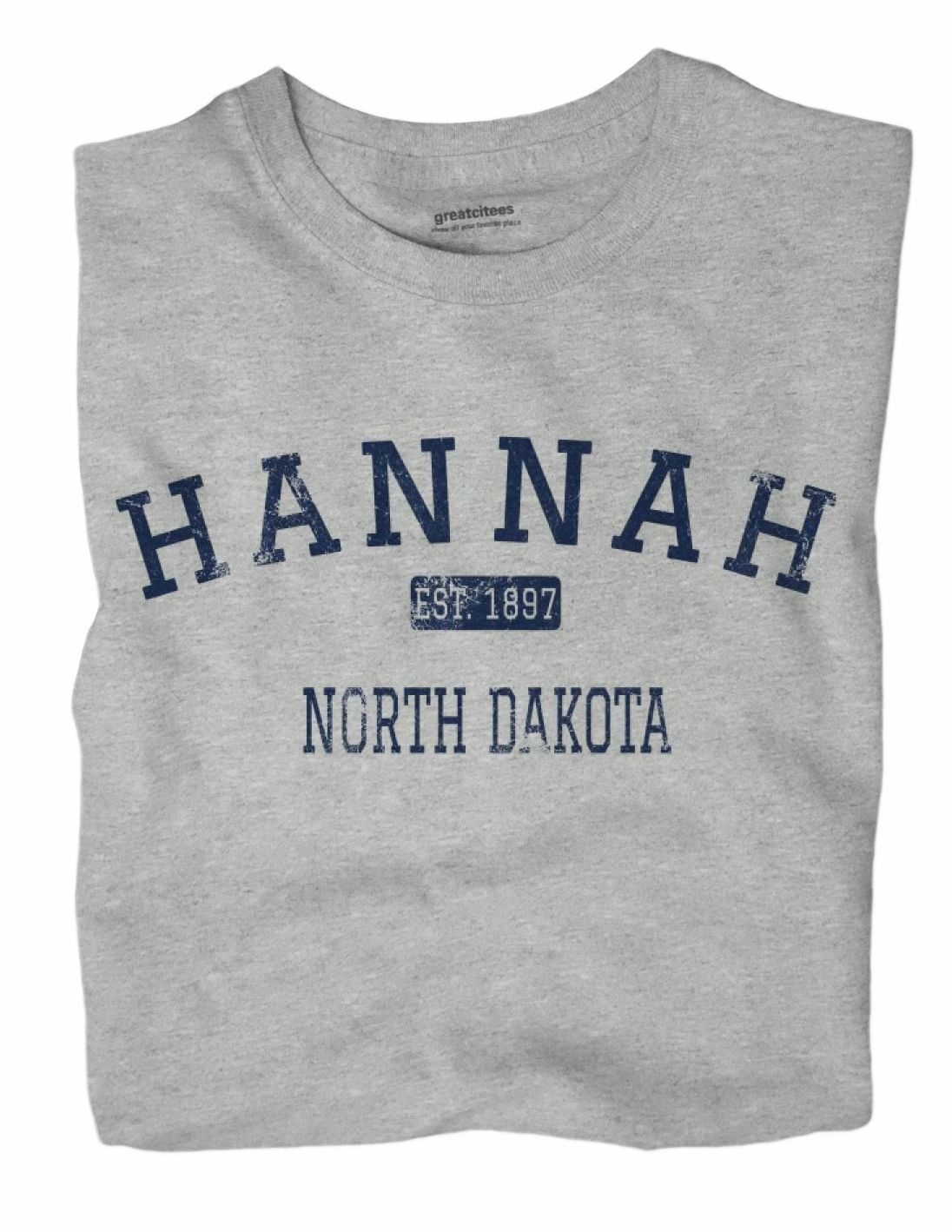 Hannah North Dakota ND T-Shirt EST | eBay