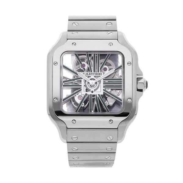 Cartier Santos de Cartier Clear Men's Watch - WHSA0028 for sale online ...
