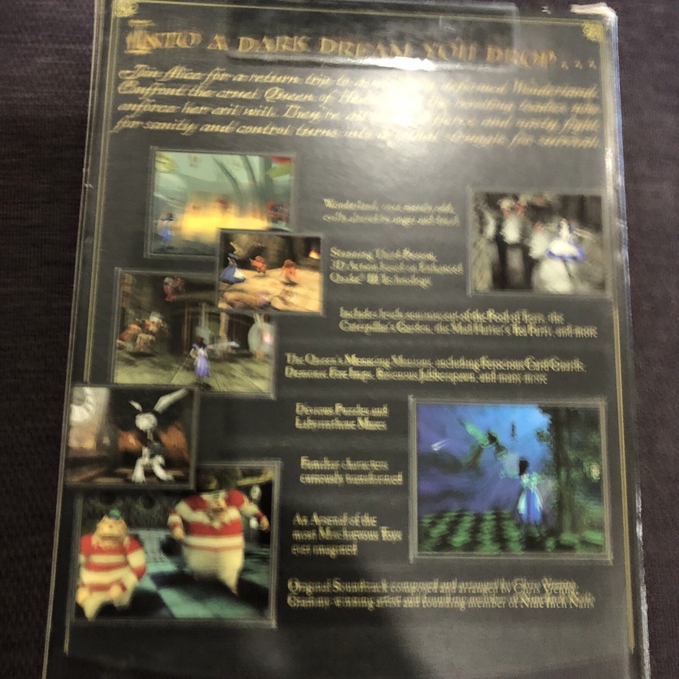 EA GAMES AMERICAN MCGEE'S ALICE VIDEO GAME W/BOOKLET AND DISC | eBay