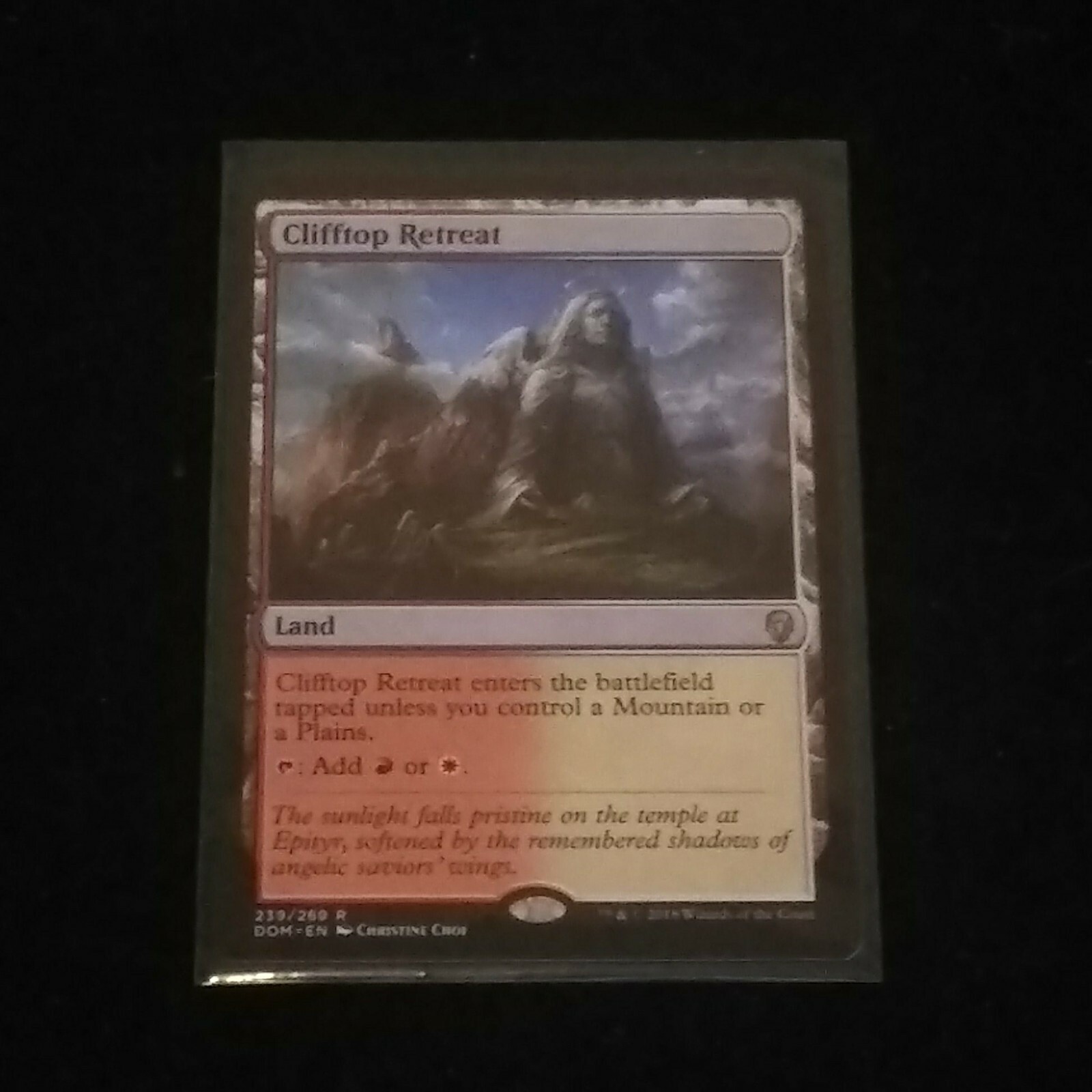 Clifftop Retreat MTG Magic the Gathering Dominaria Land | eBay