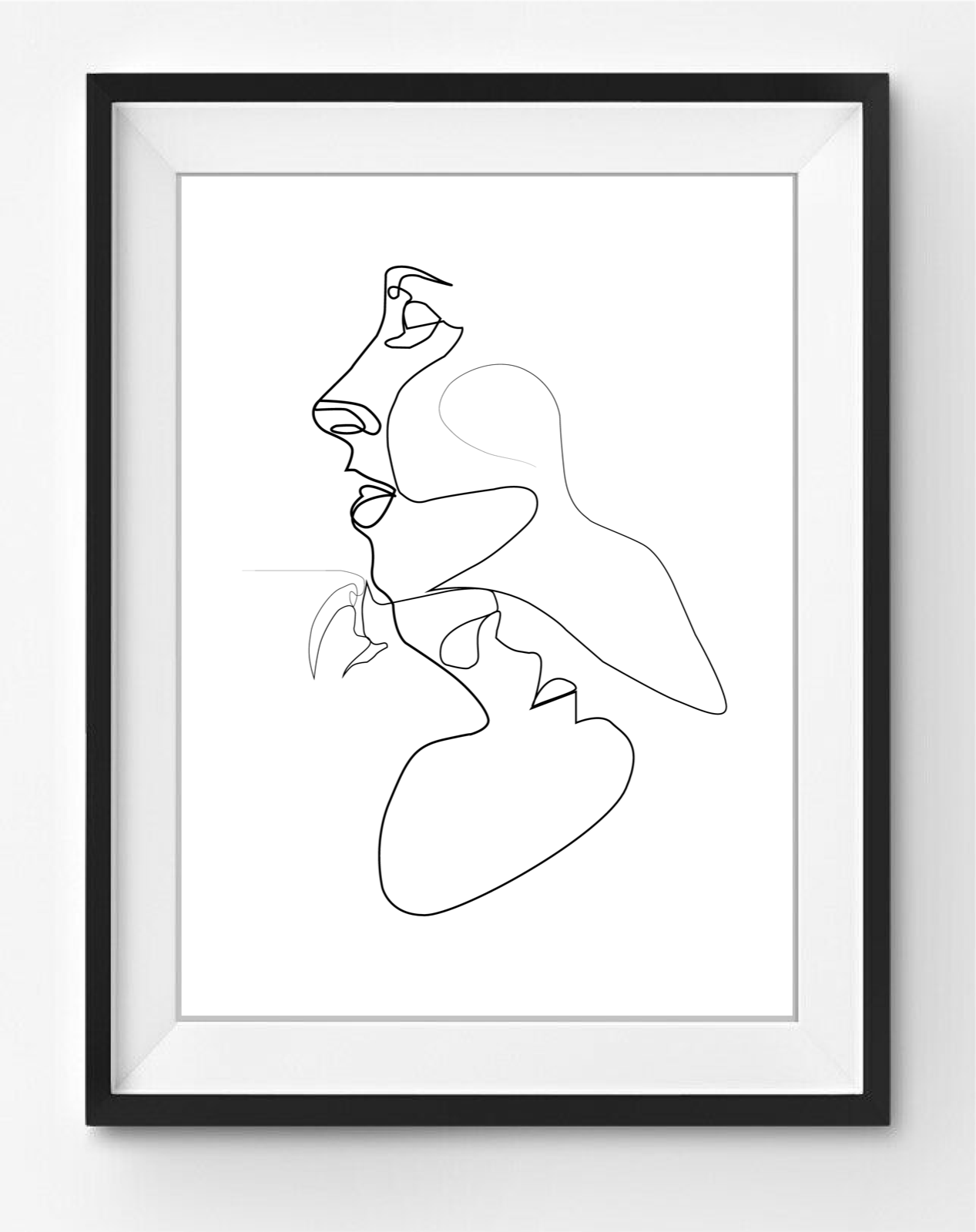 One Line Prints Modern Wall Art Minimalist Design Fashion Stylish ...