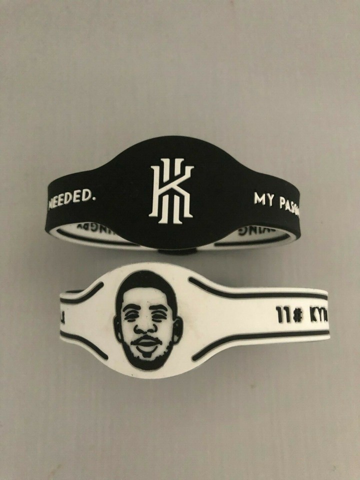 NBA Basketball Star Head double sided Bracelet Sports Wristband KYRIE ...