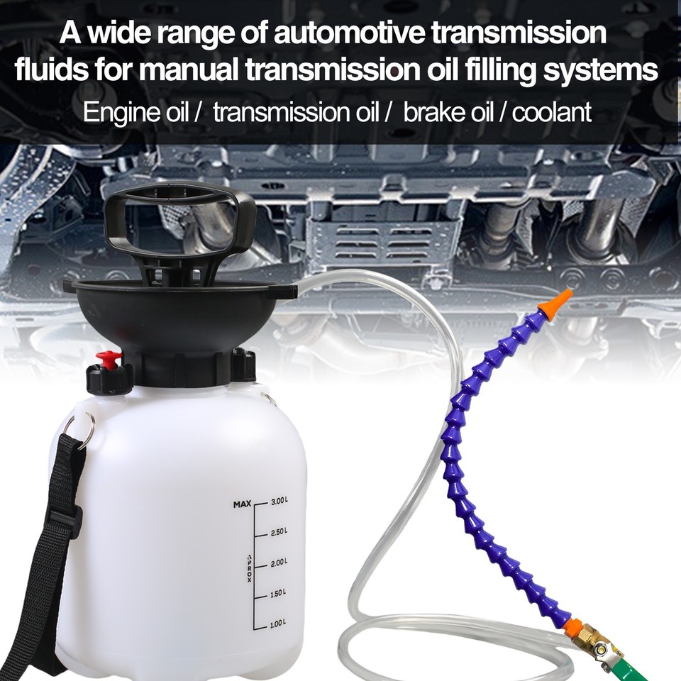 3L Manual Transmission Fluid Pump Gearbox Oil Filling Filler Tool ATF ...