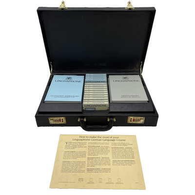 Linguaphone German Course Briefcase, 8 x Books & 12x Language Cassette ...