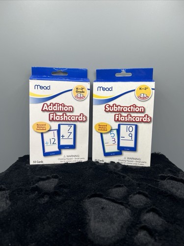 Mead Addition And Subtraction Flash Cards - K-3 Grade - Open/Unused ...