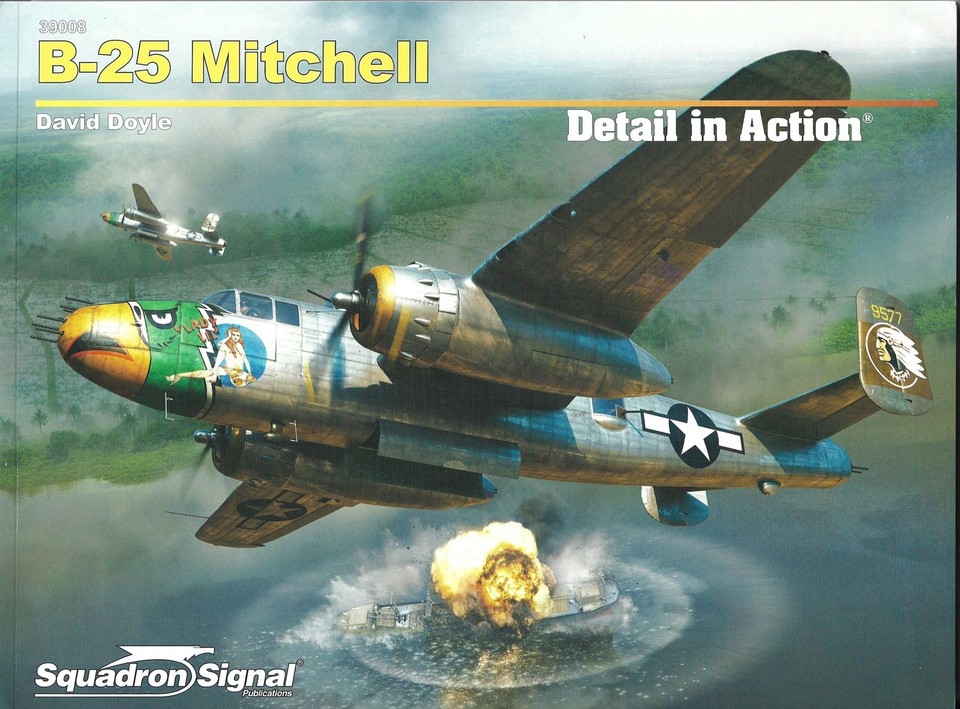 Squadron Signal Publications 39008 B-25 Mitchell Detail in Action Book ...