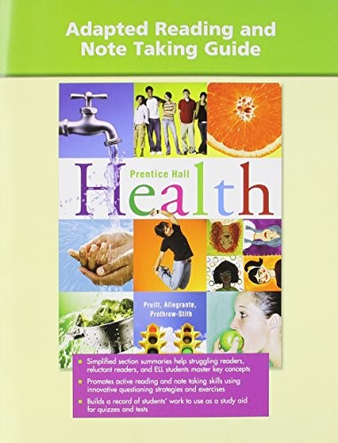 HIGH SCHOOL HEALTH ADAPTED READING WORKBOOK 2007C By Prentice Hall ...