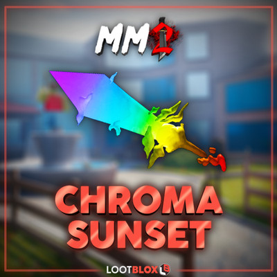 Chroma Sunset Knife - MM2 - Murder Mystery 2 - CHEAP & FAST DELIVERY🌟 ...