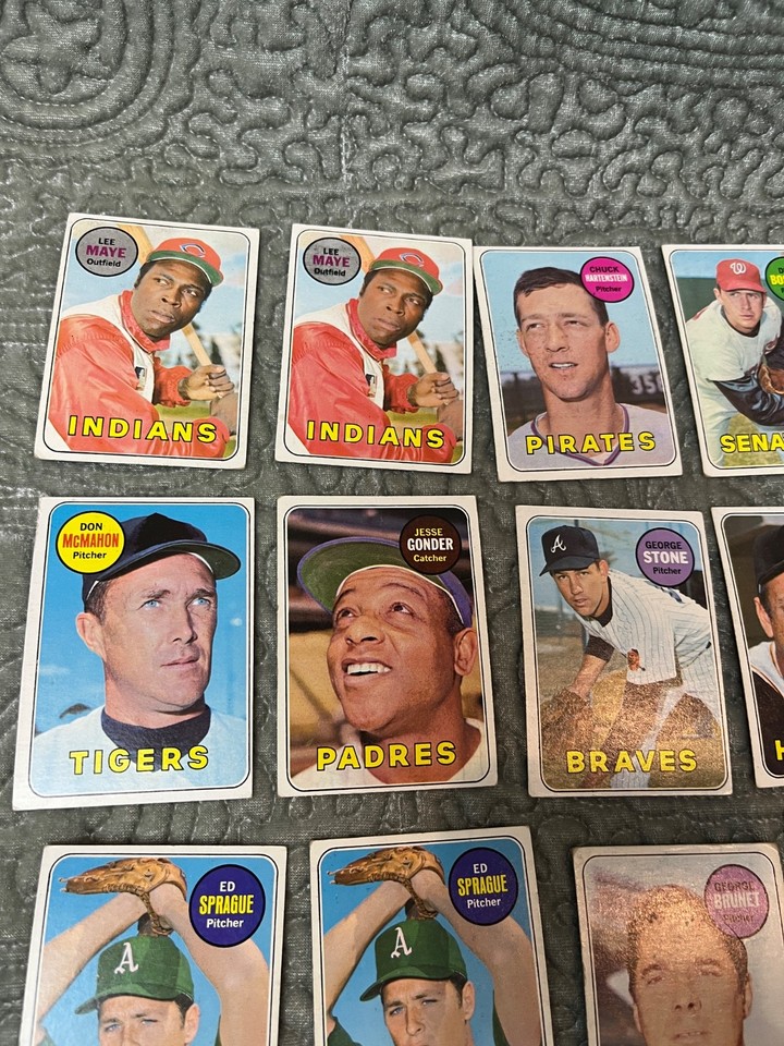 1969 Topps Baseball lot of 20 high number cards | eBay