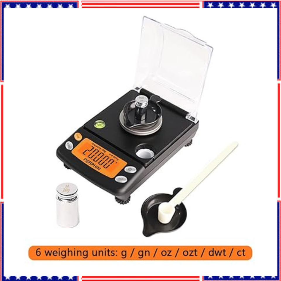 Milligram Scale 50G by 0.001G, Mg Scale USB, Digital Powder Scale ...