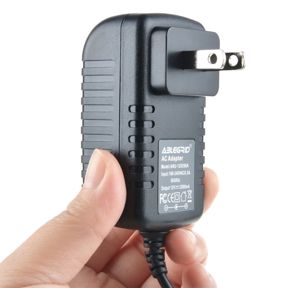12V 2A Wall Charger for Motorola XOOM Tablet Travel 2.0/0.5mm Center ...