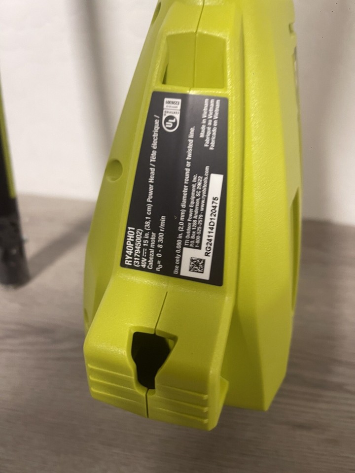 Ryobi 40V Power Head RY40PH01 **TOOL ONLY** | eBay