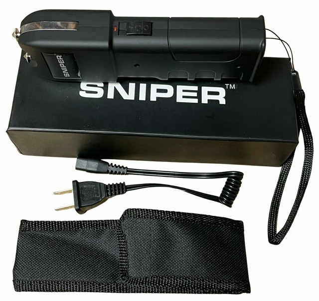 10 Ea. Wholesale Sniper Military Grade Stun Gun 675 BV Heavy Duty LED ...