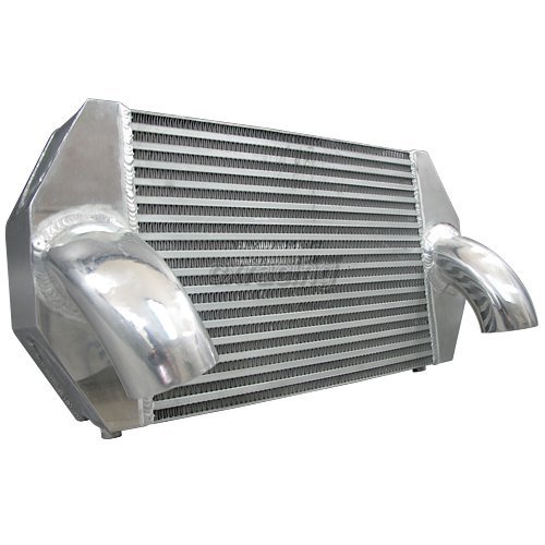CXRacing 4" Thick Turbo V-mount 23.5"x11.75"x9.5" Aluminum Intercooler ...