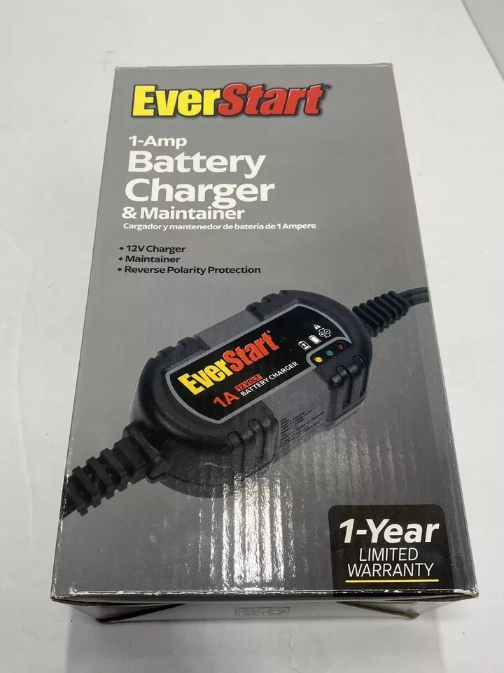 Everstart 12V 1 AMP Automotive Battery Charger And Maintainer | eBay