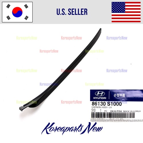 Windshield Reveal Molding Left DRIVER 86130S1000 ⭐OEM⭐Hyundai Santa Fe ...