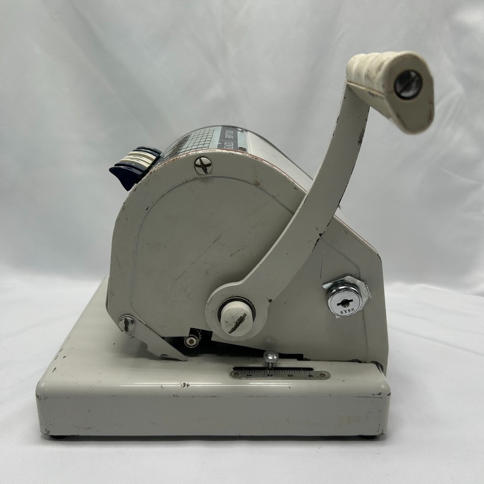 VINTAGE Paymaster Series X-550 Check Writer 7 Column - No Key | eBay