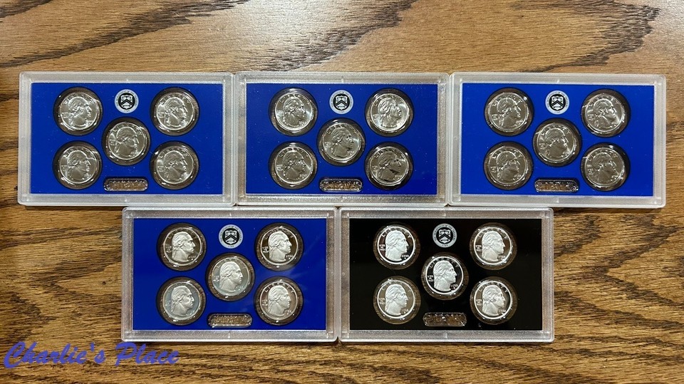 2022-PDSSS American Women BU, Clad & Silver Proof Quarters 25-Coin ...