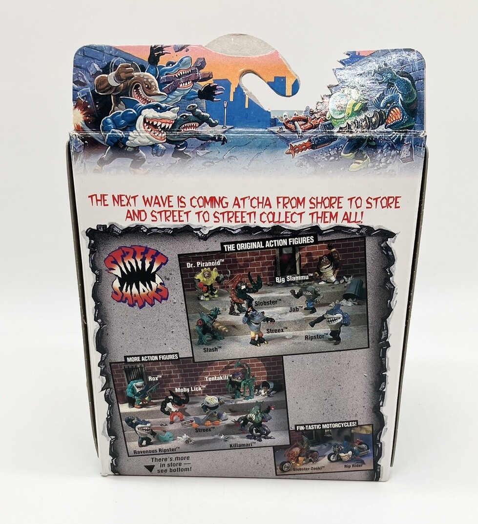Vintage 1995 Street Sharks Moby Lick Orca Killer Whale Mattel 13440 NEW ...