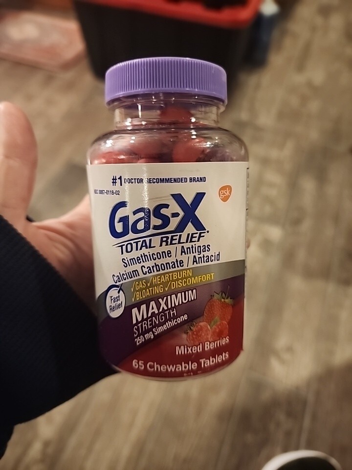 Gas-X Total Relief Gas Relief 65 CHEWABLE Tablets EXP 01/2025 | eBay