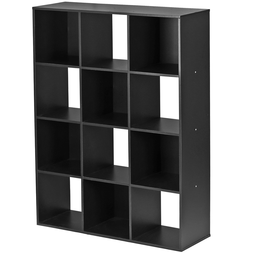 Cube Storage 12-Cube Bookshelf Closet Organizer Storage Shelves Shelf ...