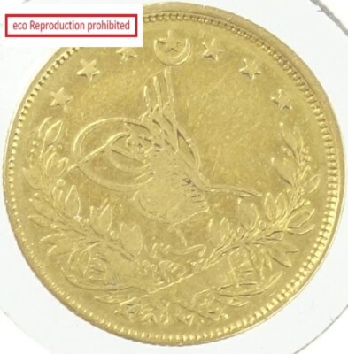 Turkey 100 Kurush gold coin 1293 1 (1914) | eBay