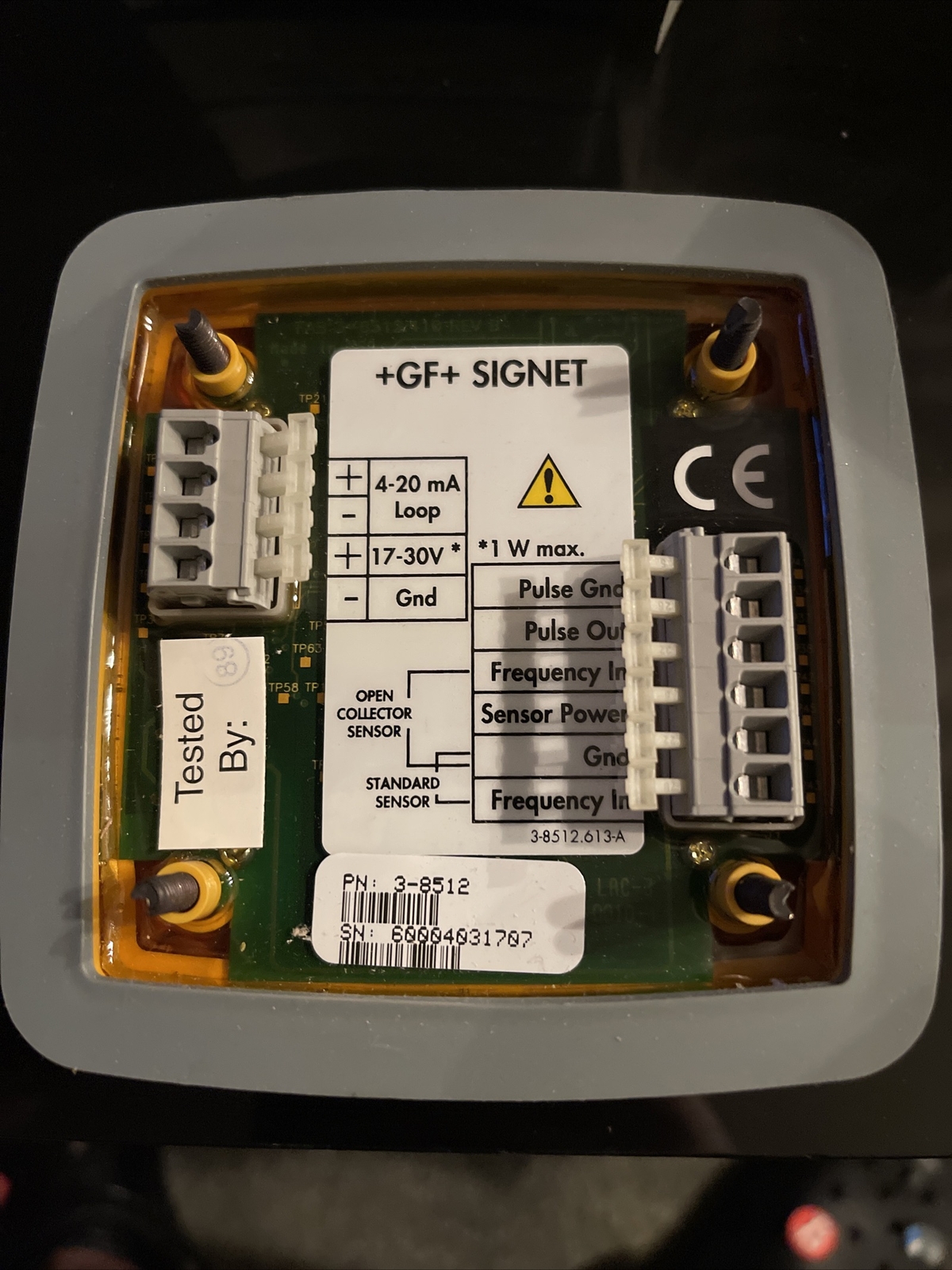 GF Signet 3-8512 Signal Flow Transmitter 198864612 for sale online | eBay