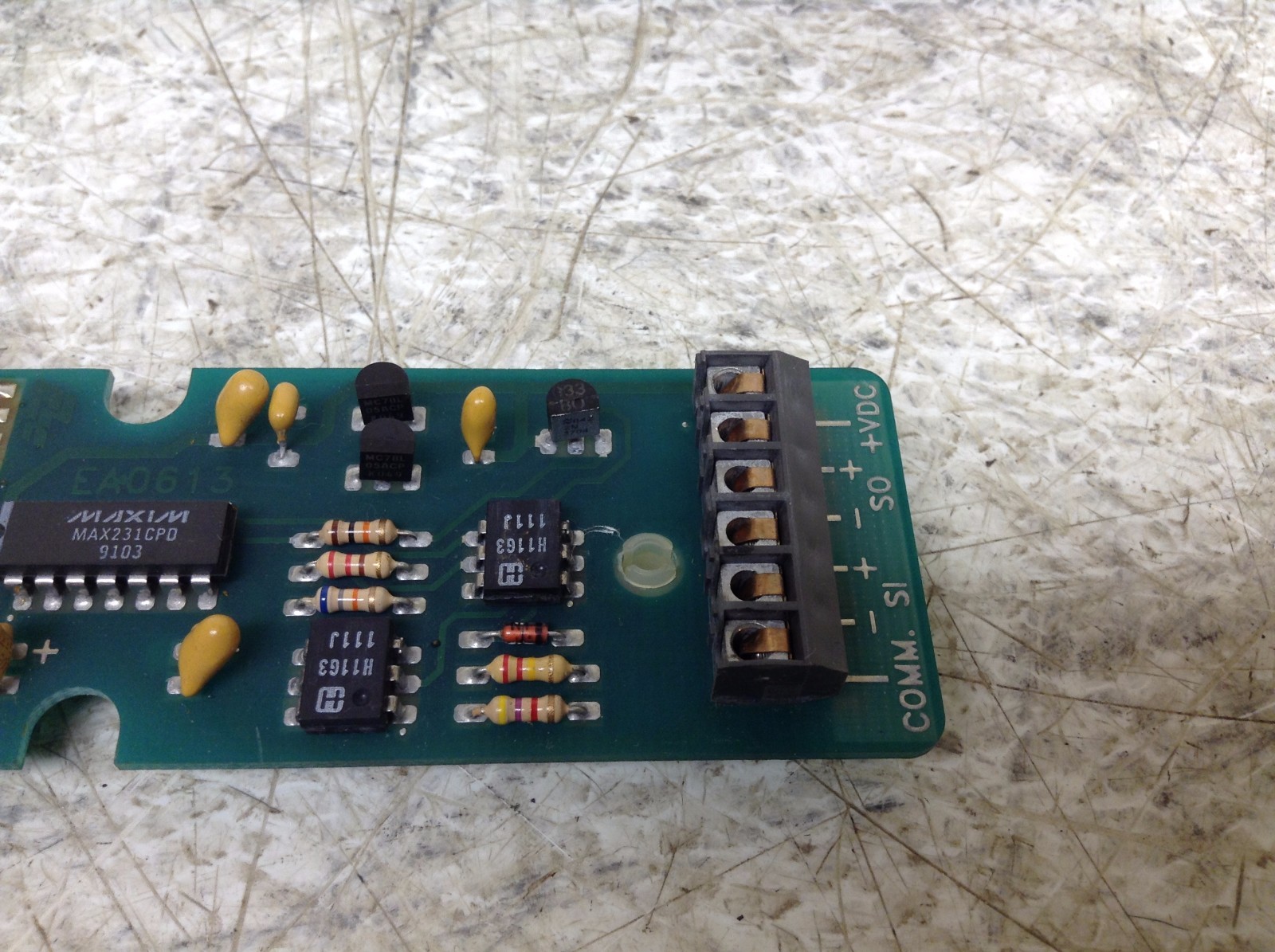 Cinch m DB 25S EA 0613 25 Pin Female D25 Connector Board MB1241 Rev. X ...