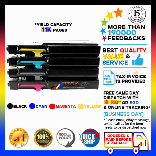 YYUDA NoN-OEM CT202033-CT202036 Toner for Fuji Xerox DP-405 CP405d ...