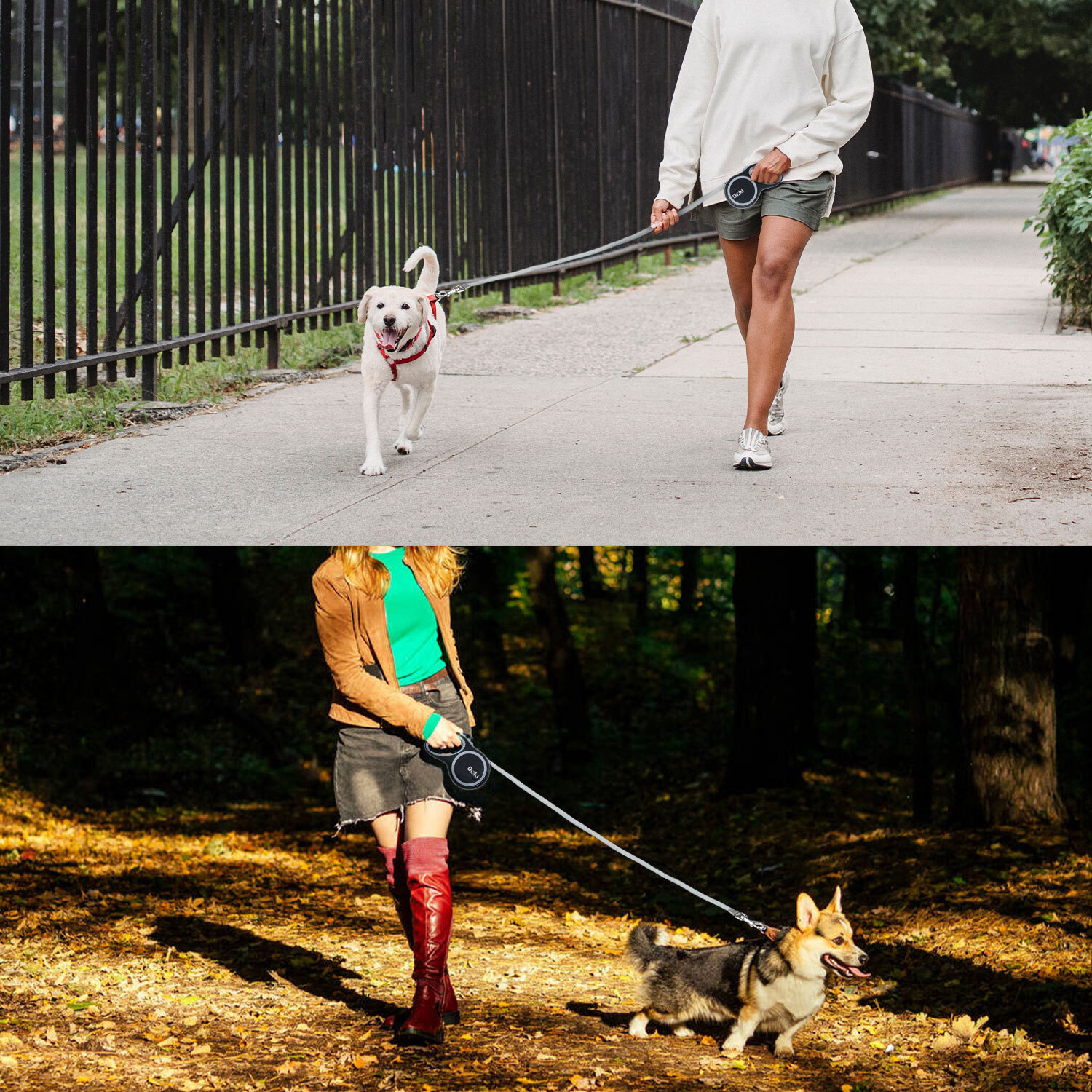 5m/16FT Extendable Dog Leash Pet Lead Leads Retractable Training Pet 4 ...