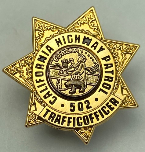 California Highway Patrol Traffic Officer Lapel Pin Tie Tack Hat Pin ...