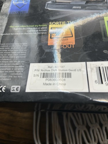 Archos WiFi DVR Docking Station And Remote With Box Gen 6 | eBay